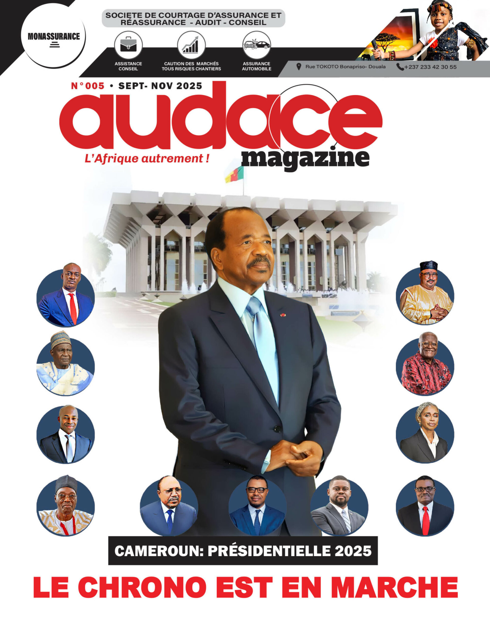 Audace Magazine N°005 – Présidentielle Cameroun 2025 : le chrono est ...